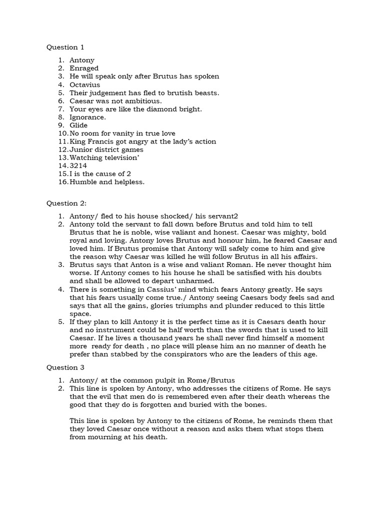 Answer Key 10 | PDF