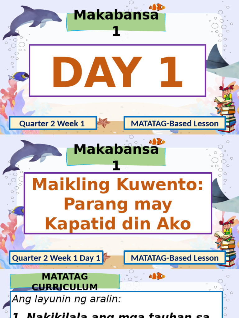 MAKABANSA Q2 WEEK1 DAY 1 | PDF