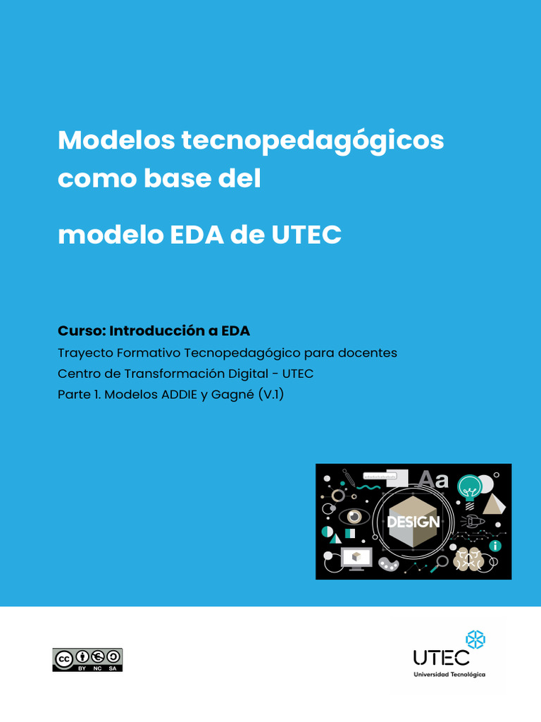 1 Modelos Tecnopedagógicos Como Base Del Modelo EDA UTEC | PDF
