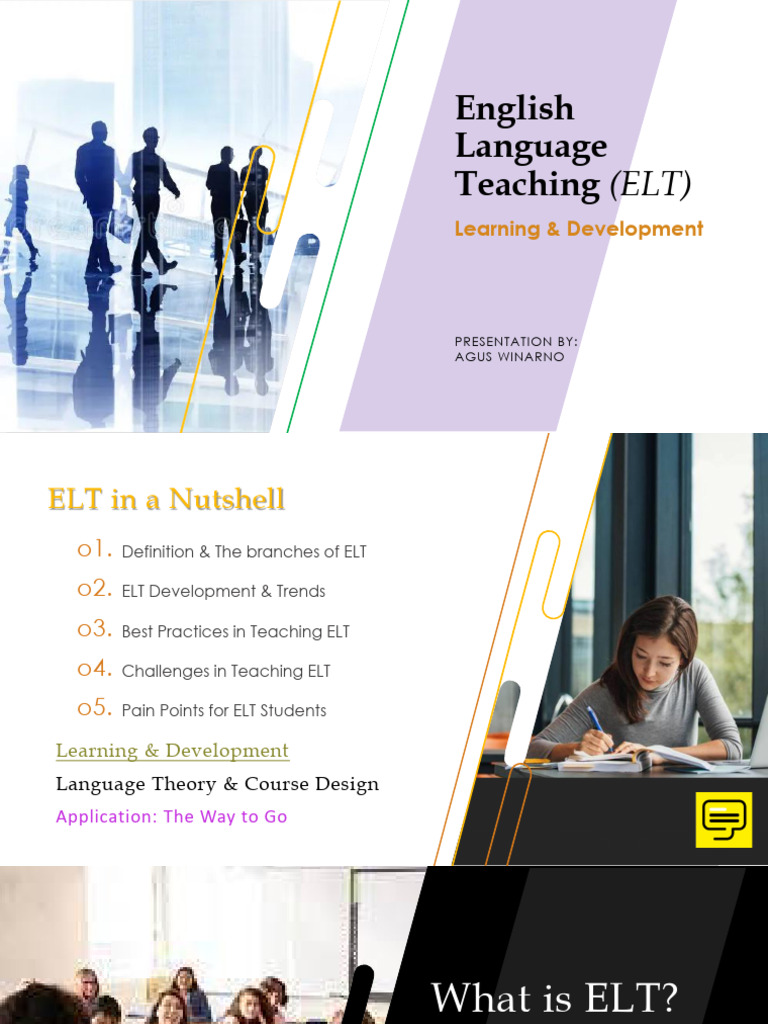 ELT For Non-ELT Staff | PDF