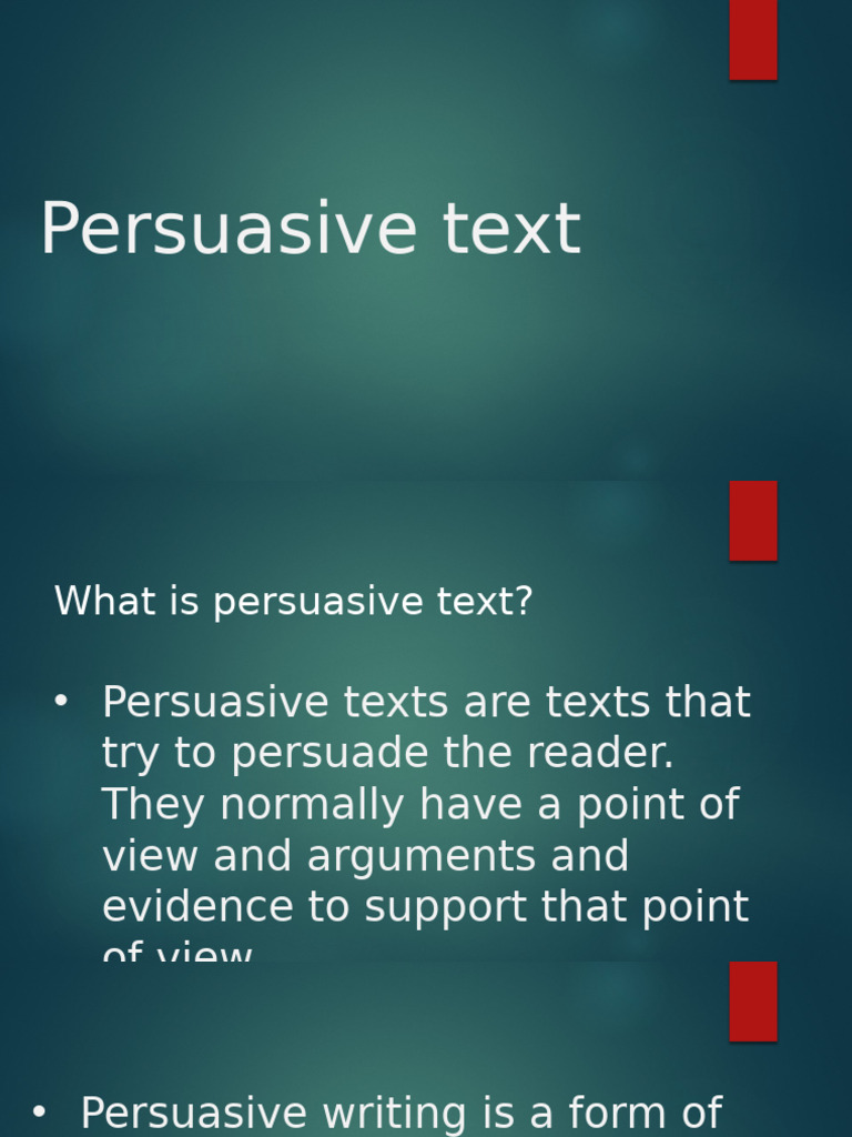Group 3 Persuasive | PDF