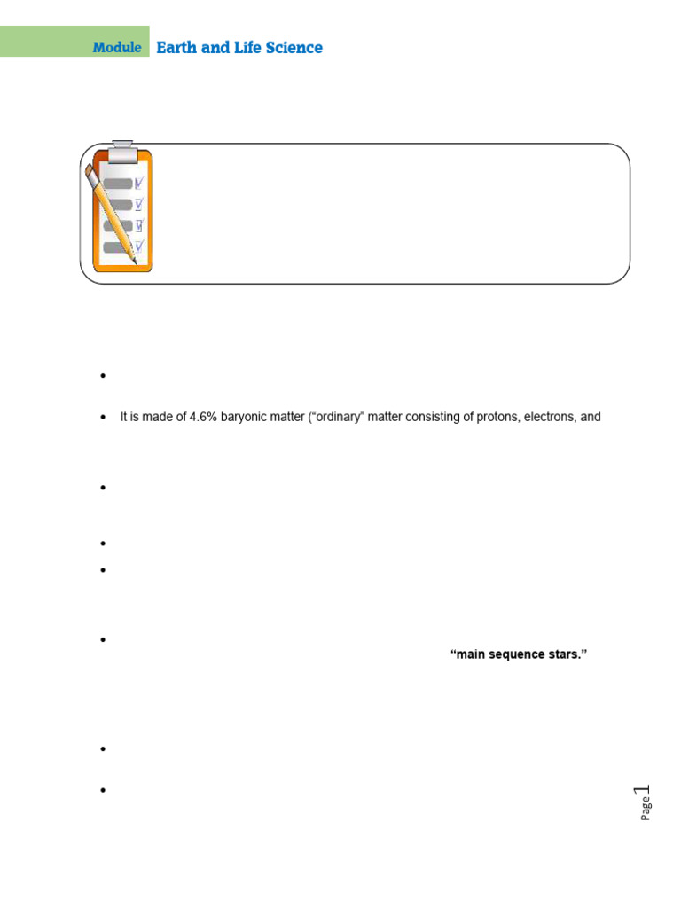 Chapter 1 - Origins of The Universe and Solar System | PDF