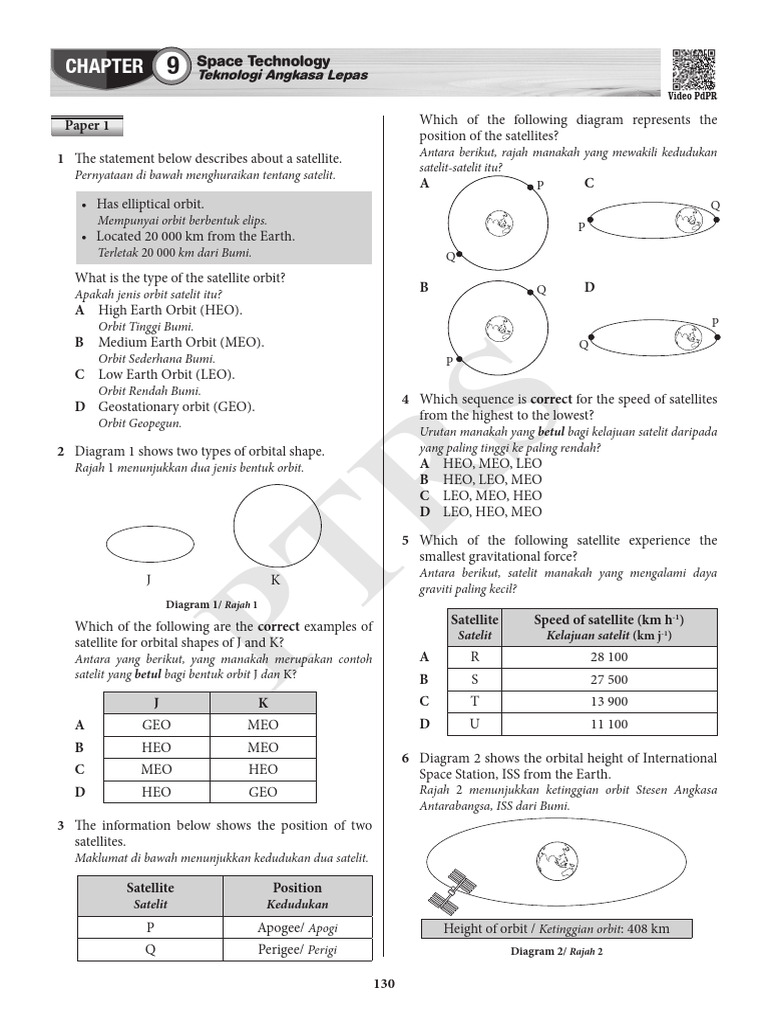 Sains F5 Latihan Bab 9 | PDF