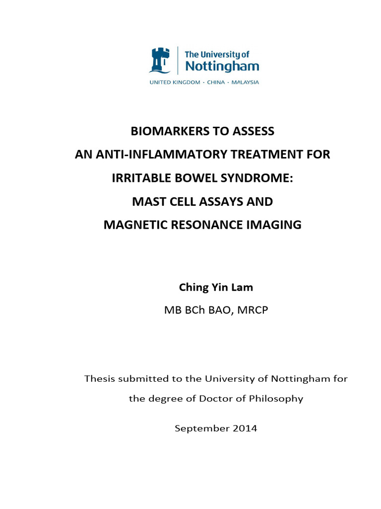 Pathophysiology of Irritable Bowel Syndrome The Role of Inflammation Stress and Motility ...