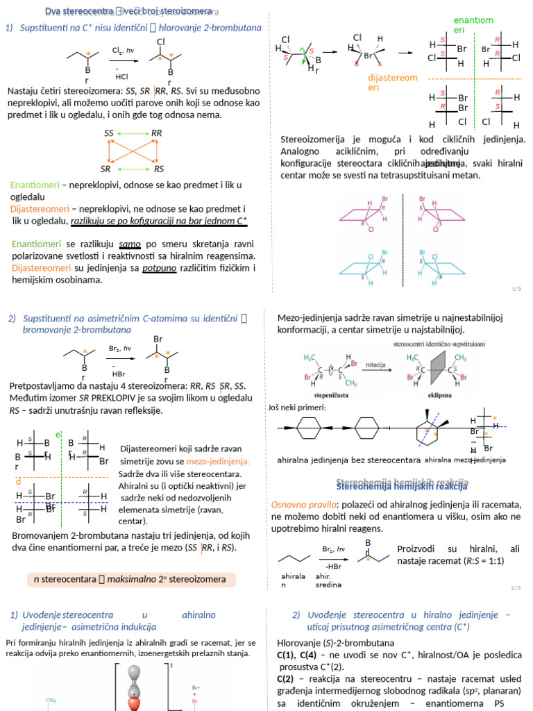 Stereoizomeri II | PDF