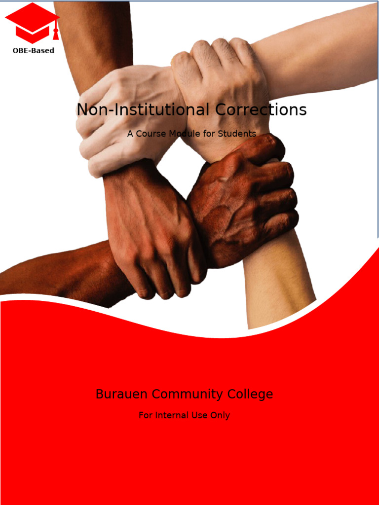 Non Institutional Correction MIDTERM REVISED | PDF