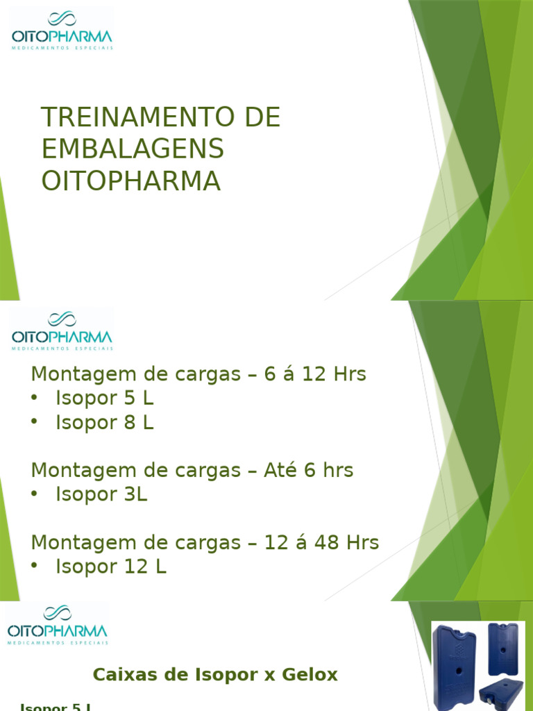 Embalagens Oitopharma | PDF