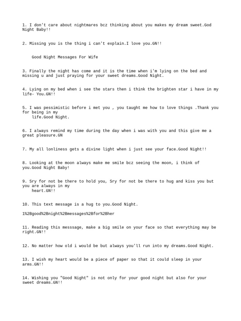 Goodnight 2 | PDF
