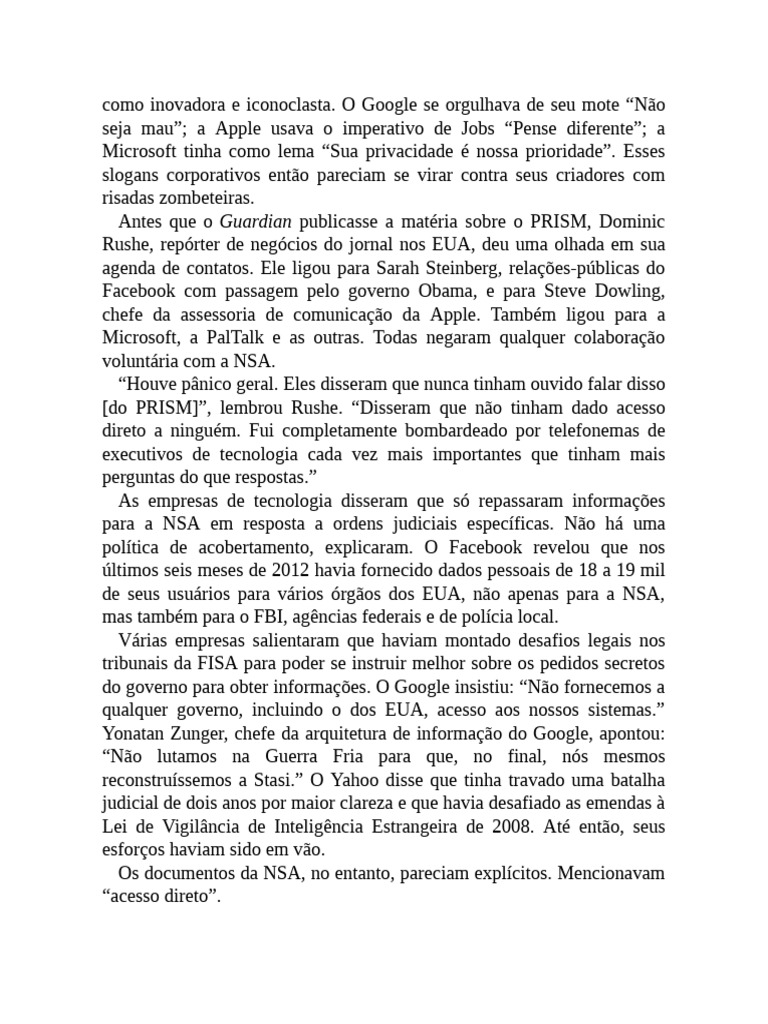 Zlib - Pub - Os Arquivos Snowden A Historia Secreta Do Homem Mais Procurado Do Mundo 4 | PDF