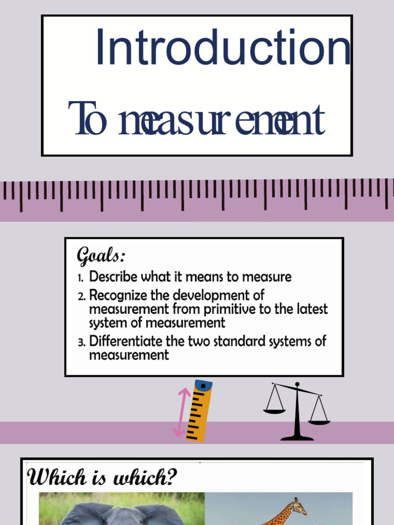 Introduction To Measurement | PDF
