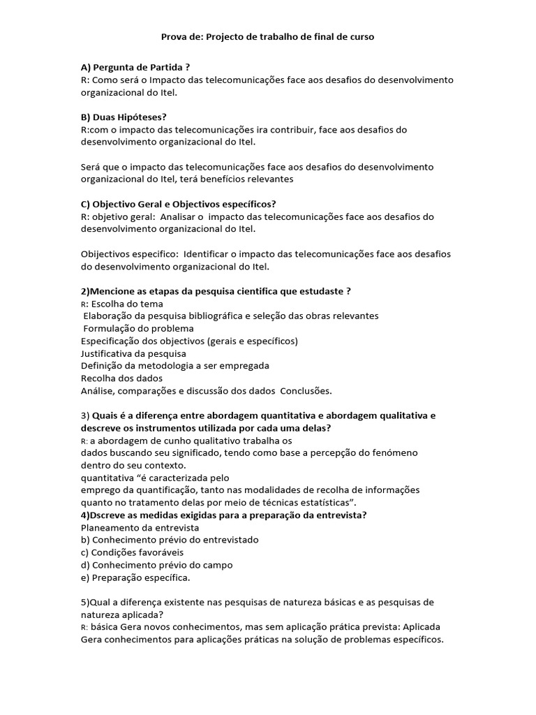 Pergunta de Partida | PDF