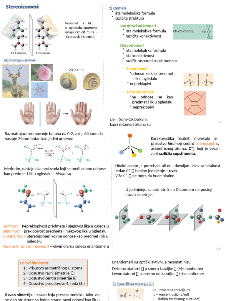 Stereoizomeri I | PDF