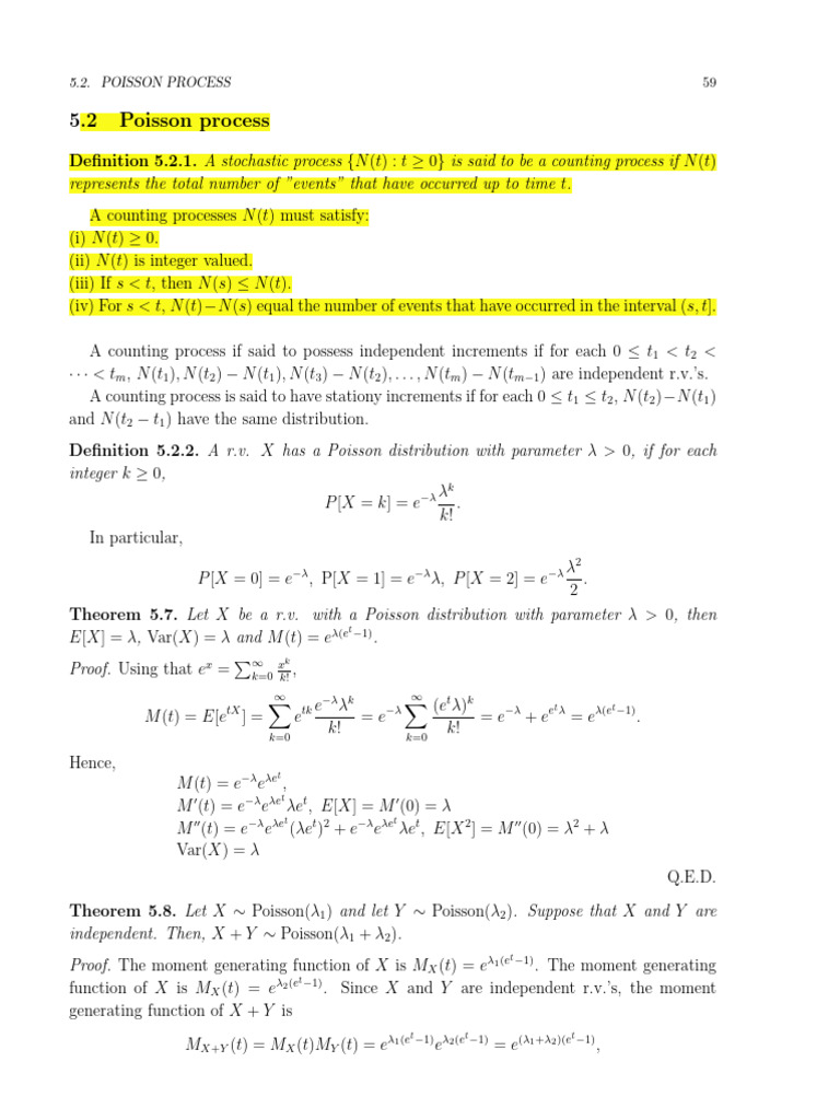 Poisson Process 6 | PDF