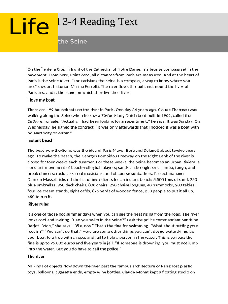 Reading Comprehension 2 | PDF