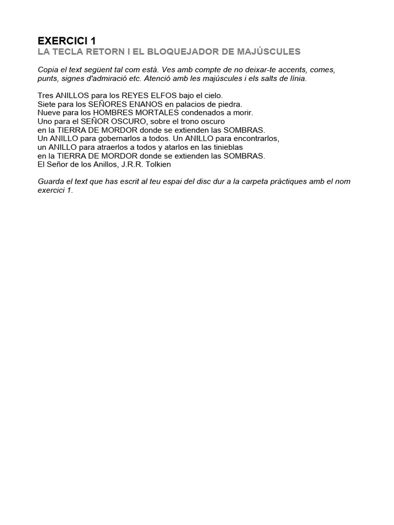 Pràctica 1 Writer 11 | PDF