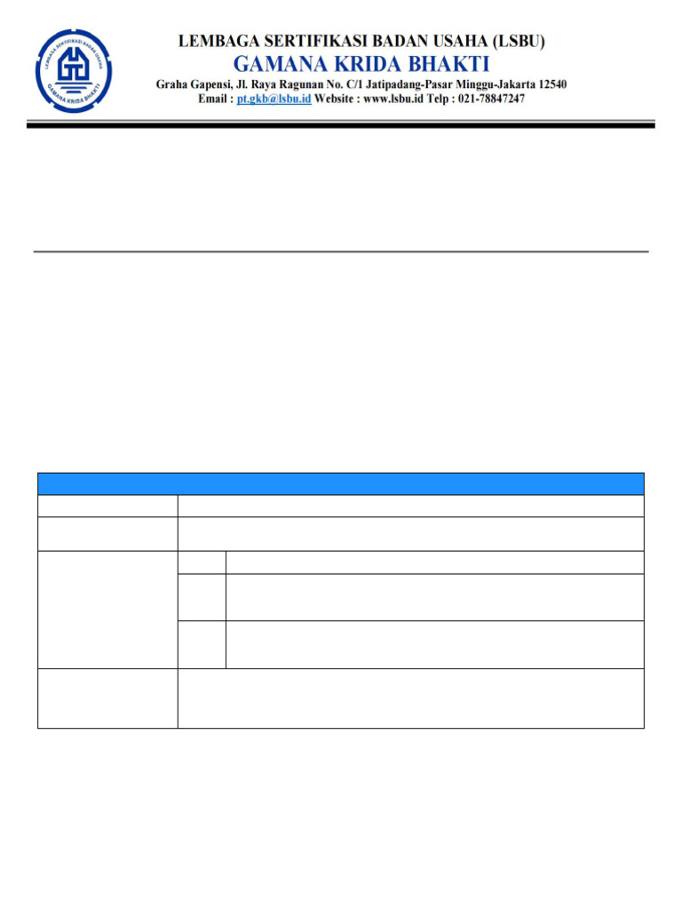 Detail Ruang Lingkup KBLI | PDF