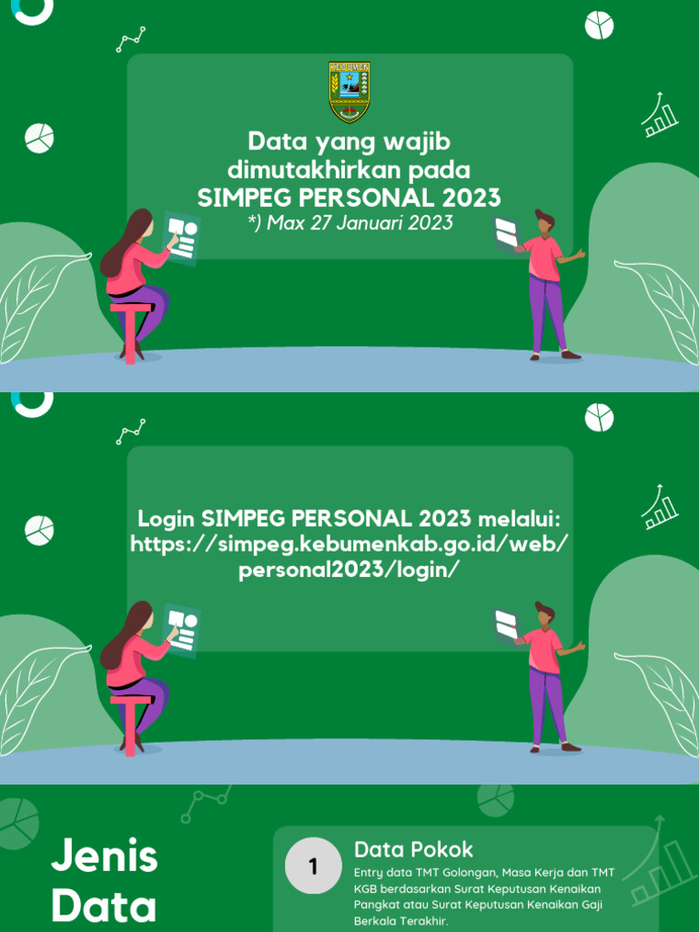 Panduan Pemutakhiran Data SIMPEG PERSONAL 2023 | PDF