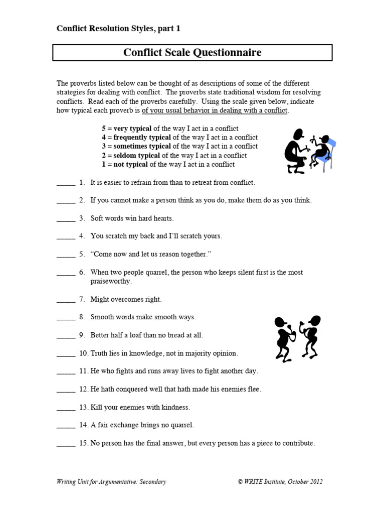 Conflict Resolution | PDF