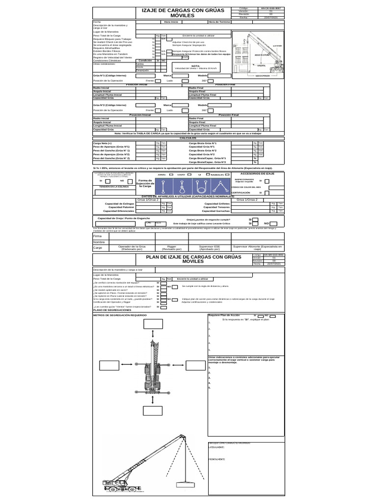 AN-CK-GSS-0007 IZAJE (RIGGING PLAN) | PDF
