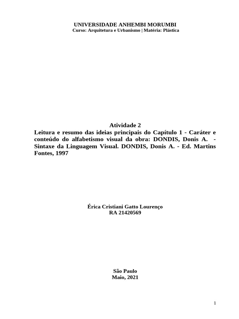 Resumo 1 Livro-Sintax-Cap.1 Érica Gatto | PDF