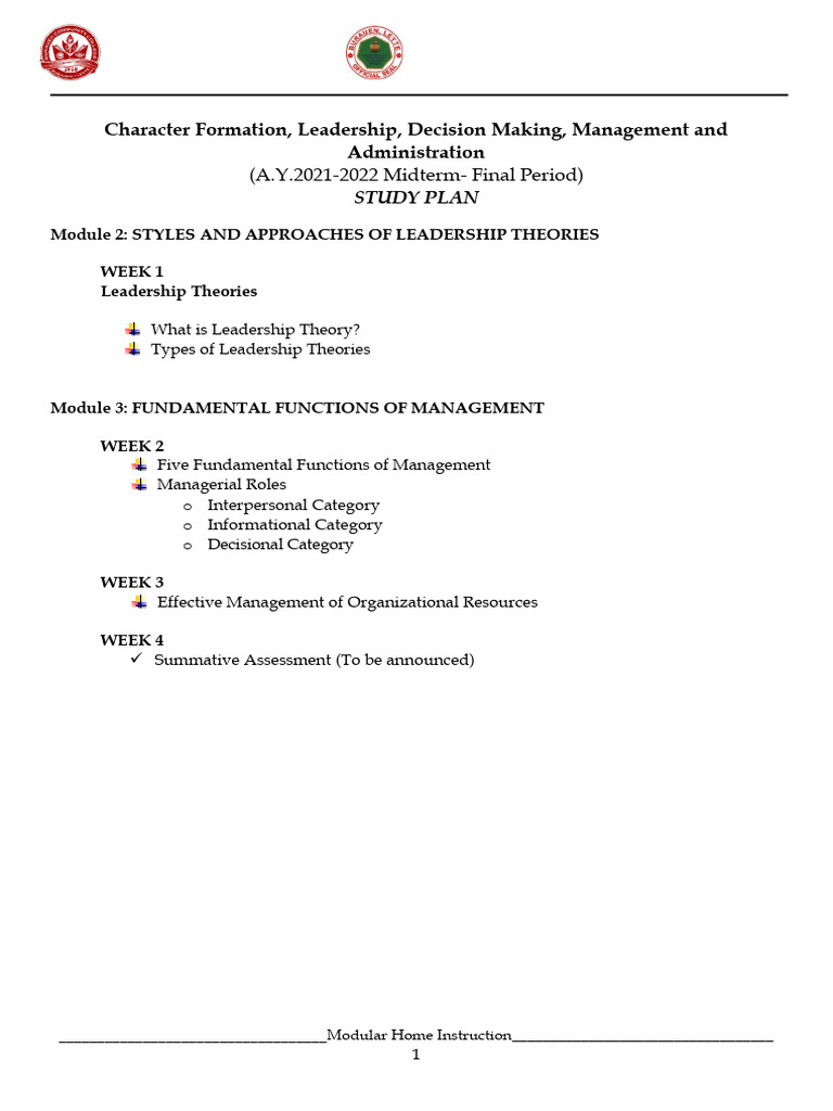 CFLM 2 Midterm | PDF