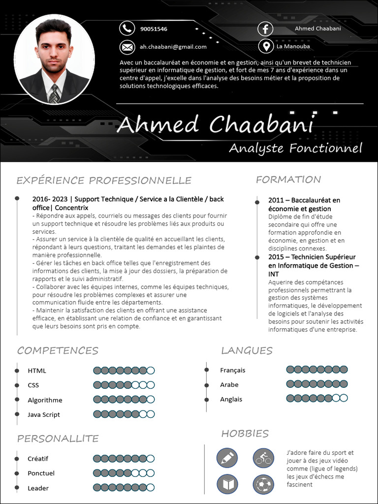 Cv Ahmed 2023 | PDF
