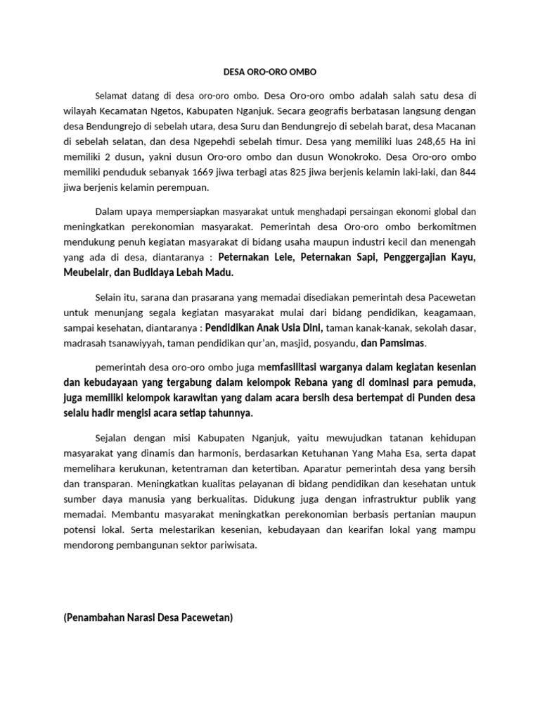 Desa Oro2 Ombo Rev | PDF