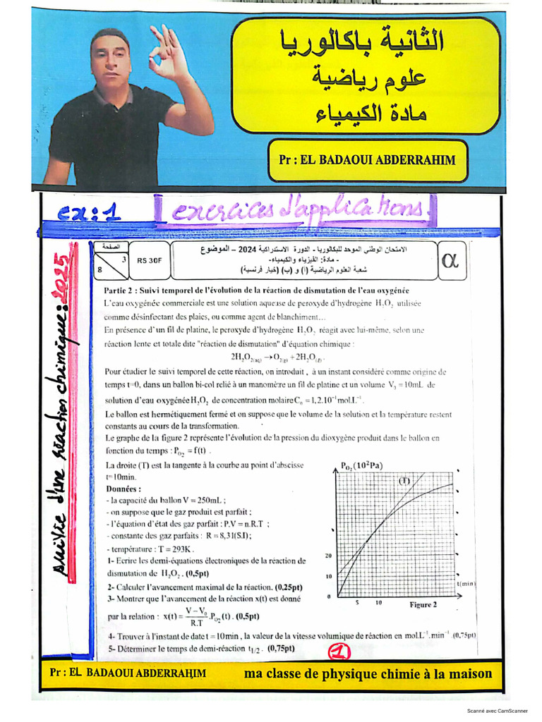 Suivie SC Math - 2025 - Prof El Badaoui | PDF
