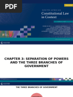 Title - The Principle of Separation of Powers in The Constitutional ...