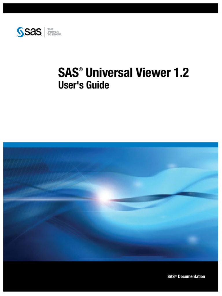 Sas Uni Viewer | PDF | File Format | Sas (Software)