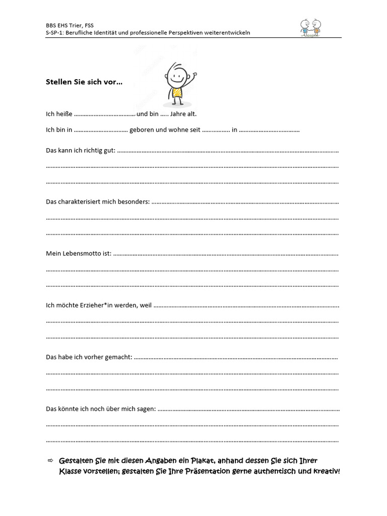 AA-Sich Vorstellen | PDF