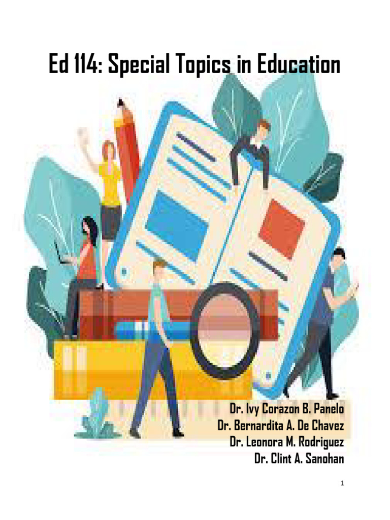Special Topics in Education | PDF