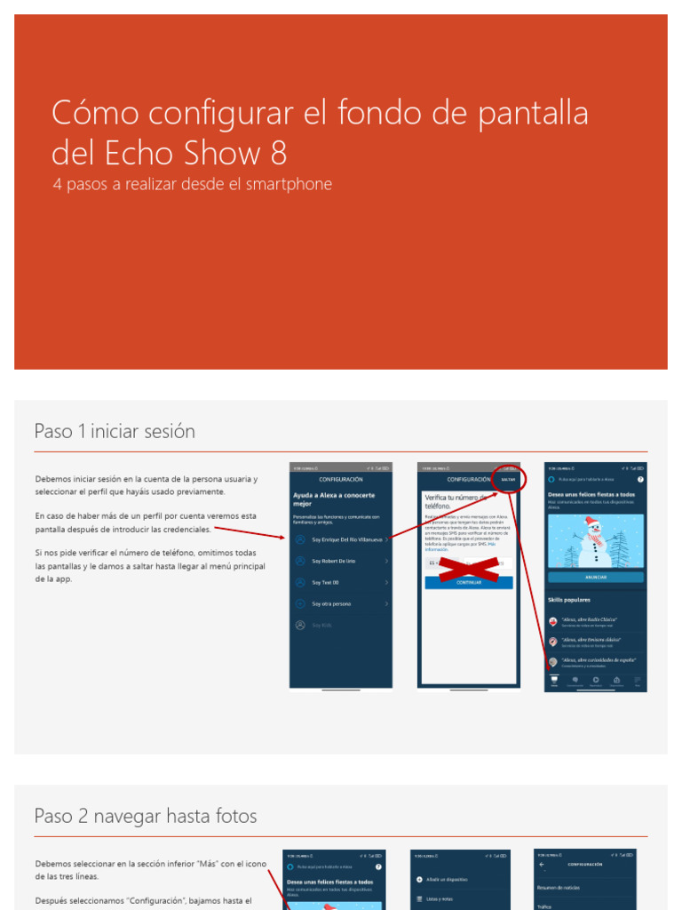 03 - Cómo Configurar El Fondo de Pantalla Del Echo | PDF