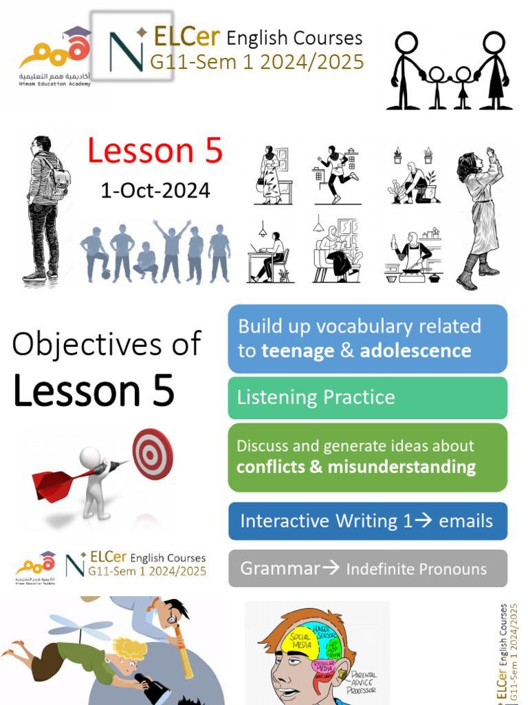 Lesson 5 - Teenage Conflicts Listening Practice Writing An Email | PDF Lesson 5 - Teenage Conflicts Listening Practice Writing An Email | PDF