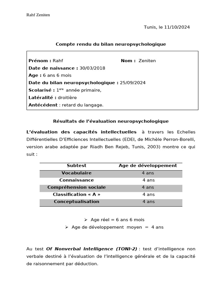 Rahf Zeniten | PDF