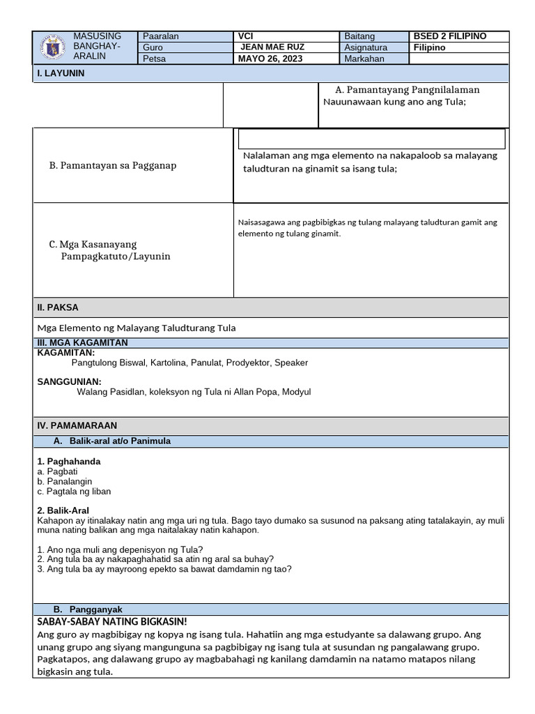 DLP Jean Mae | PDF