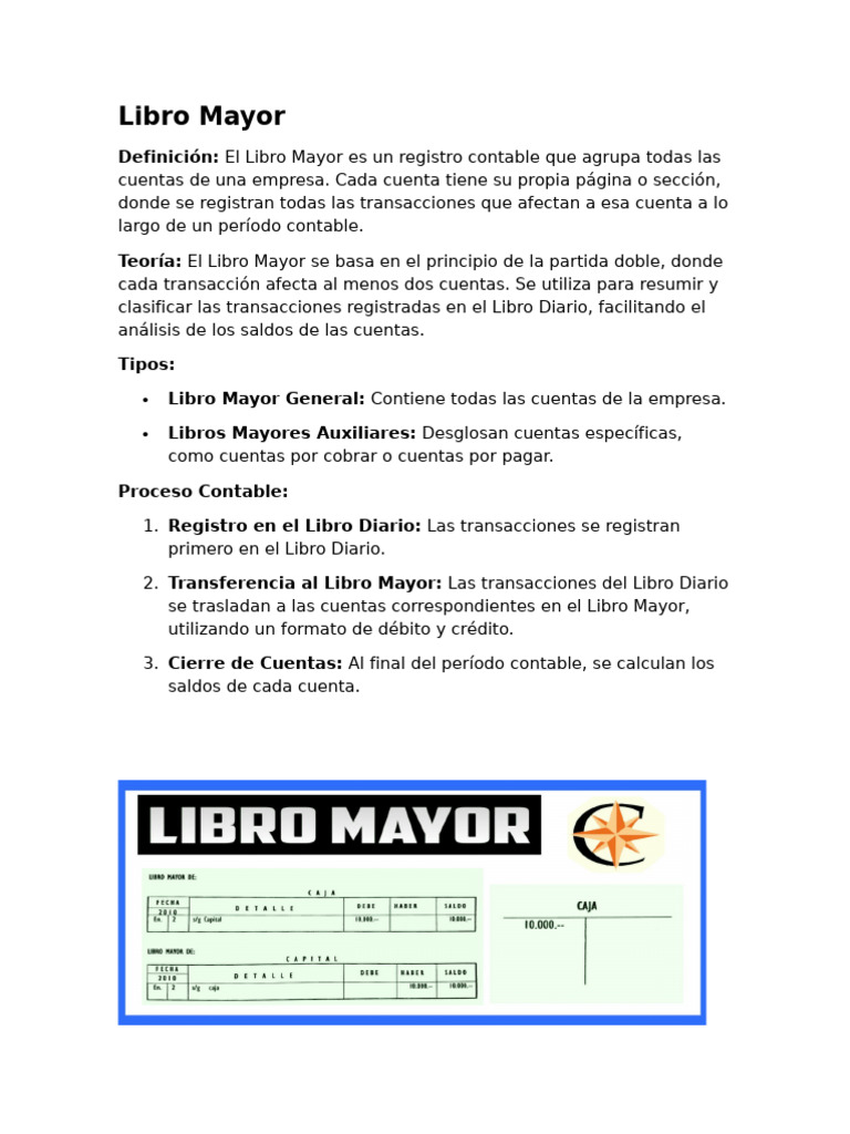 Libro Mayor | PDF