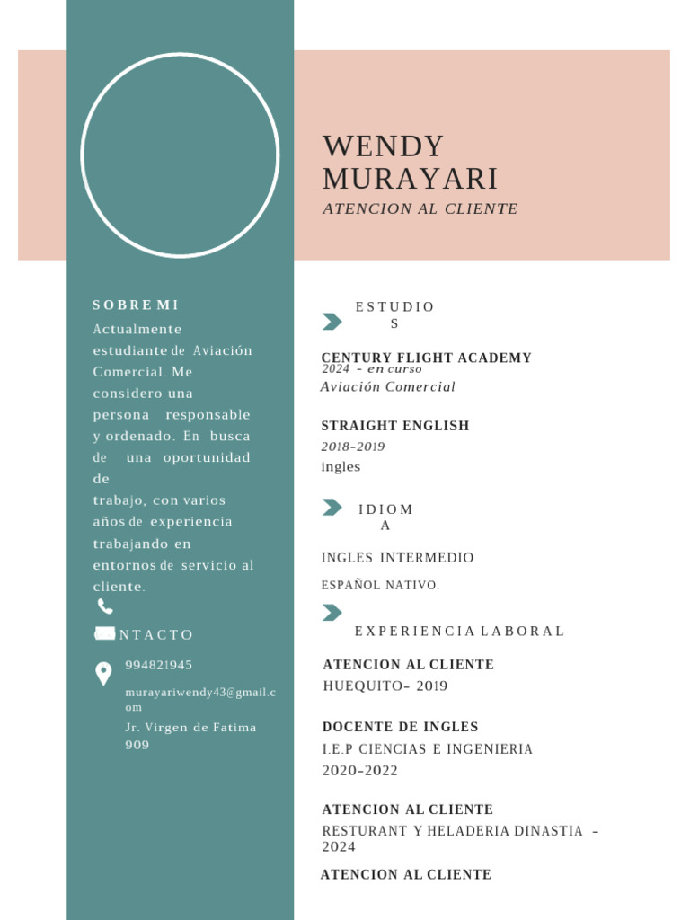 CV Wendy Murayari | PDF