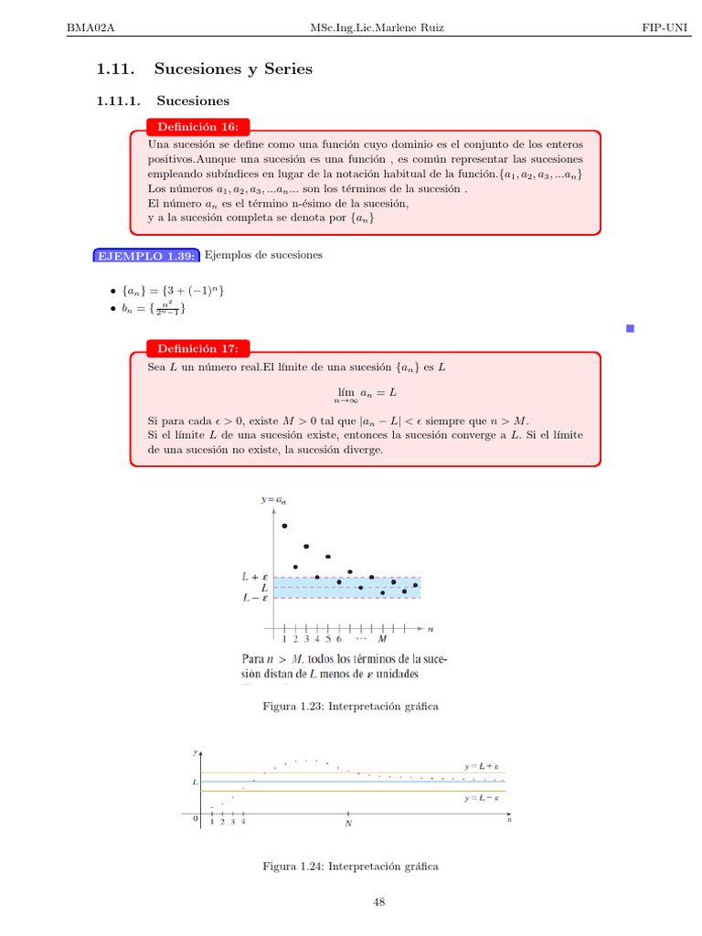 Teoria de Sucesiones y Series | PDF