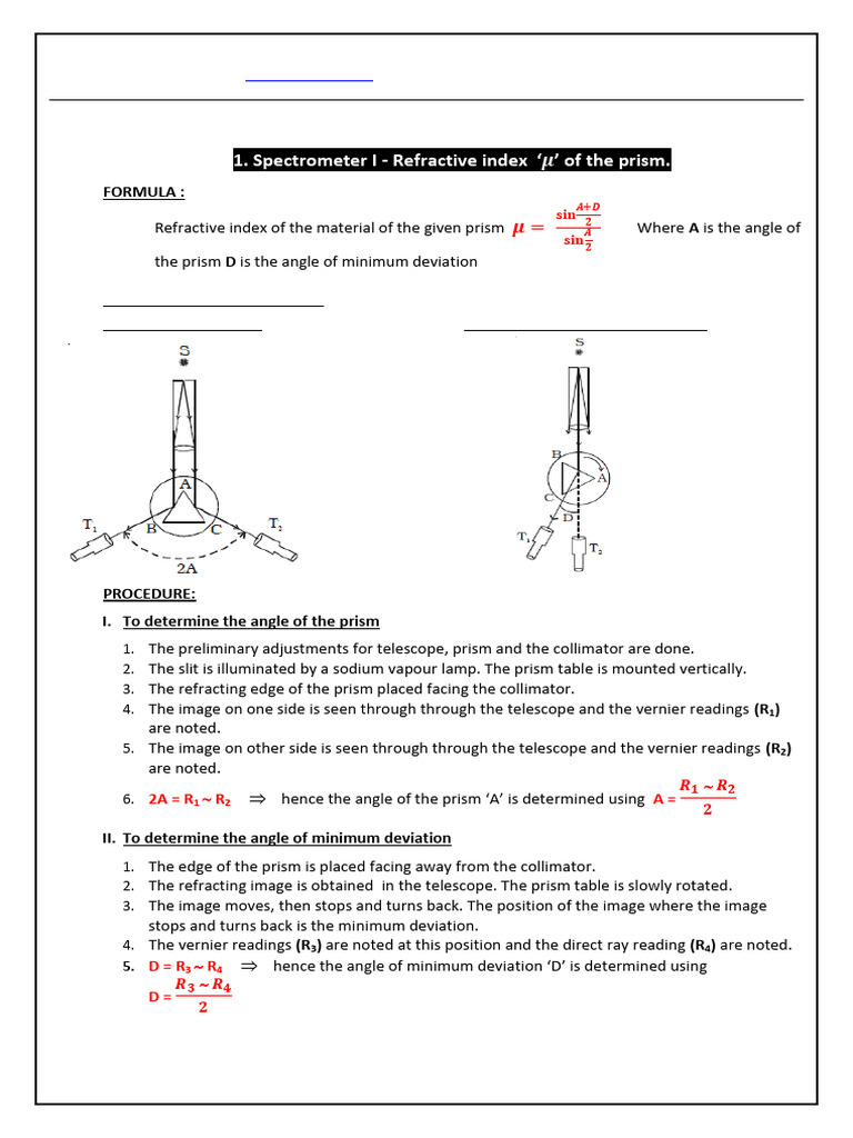 86 12 Physics Practical Material em | PDF