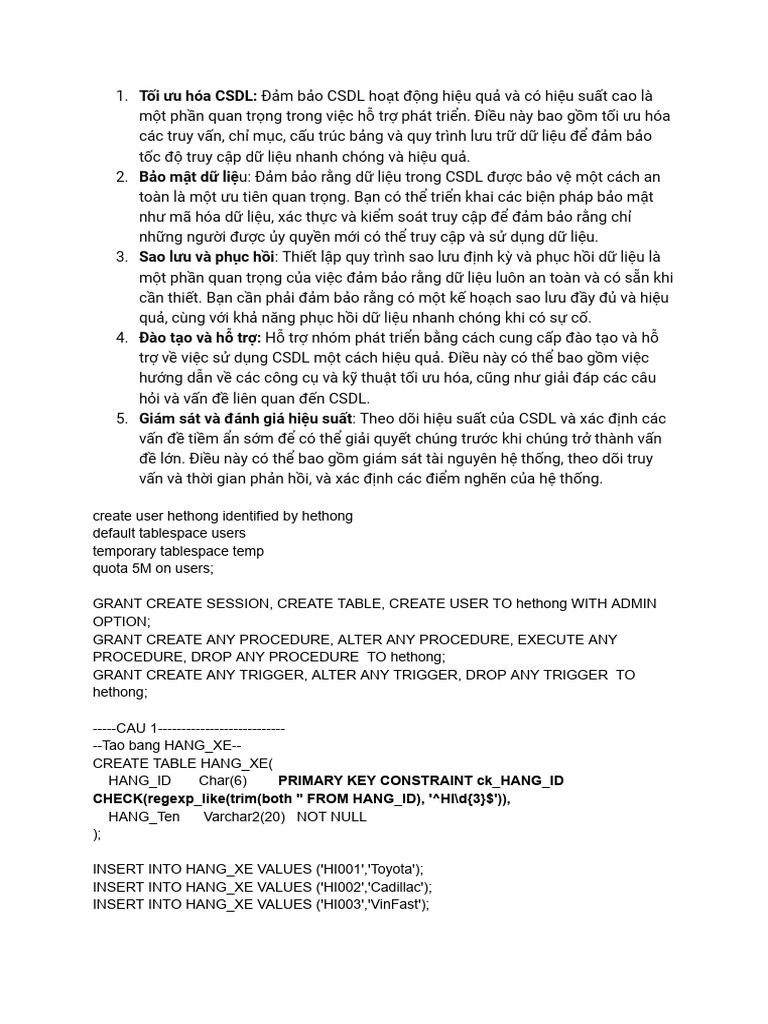 Bản Sao Của Qtcsdl | PDF