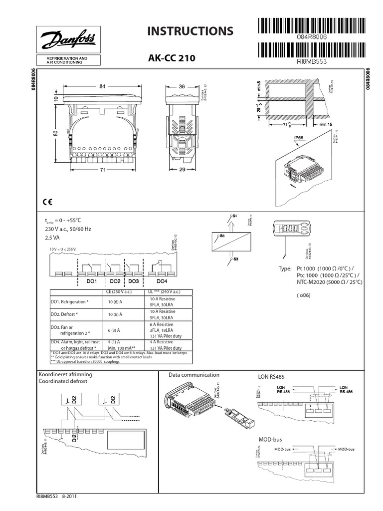Instrucciones AK-CC 210 | PDF