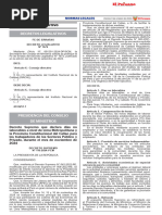 Decreto Supremo N.º 042-2025-PCM | PDF | Turismo | Perú