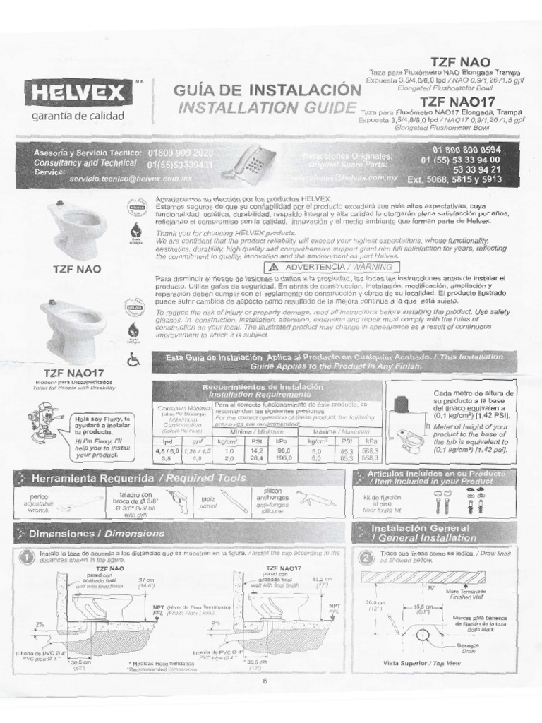 2. INODORO TZF NAO | PDF