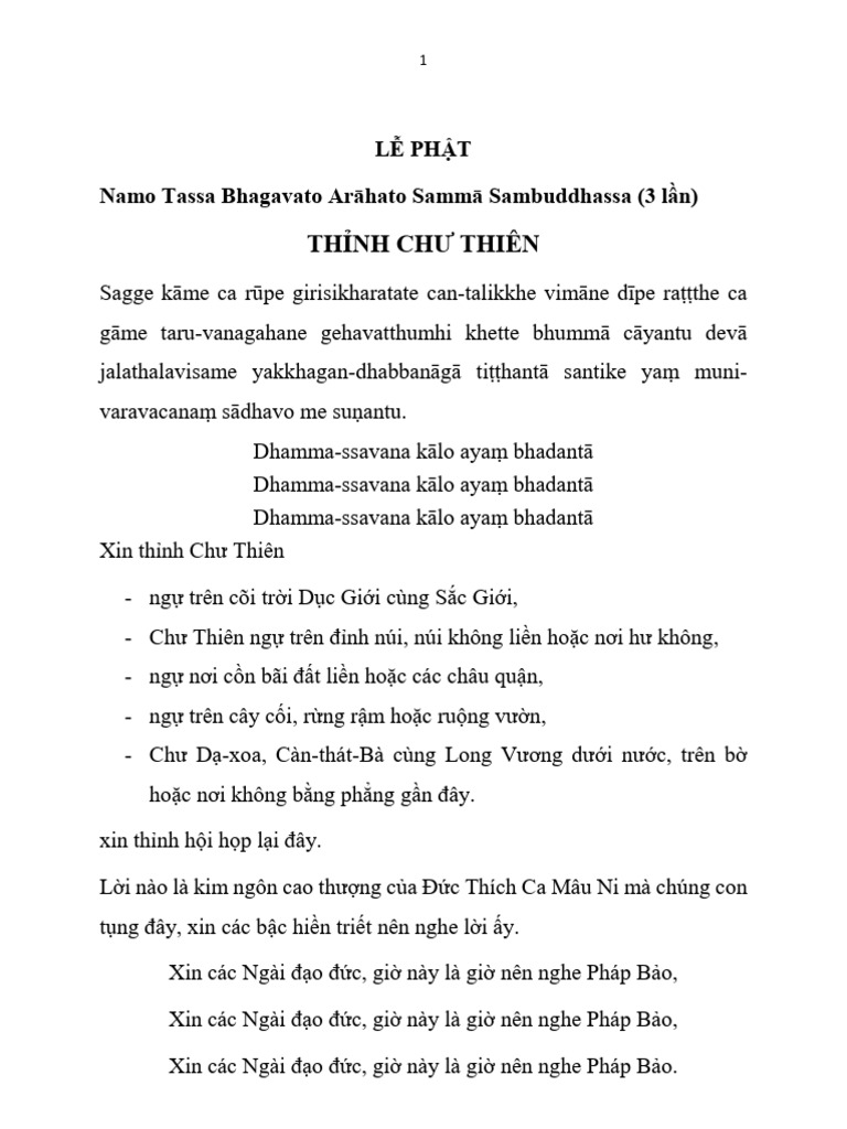 1 Thinh Chu Thien | PDF