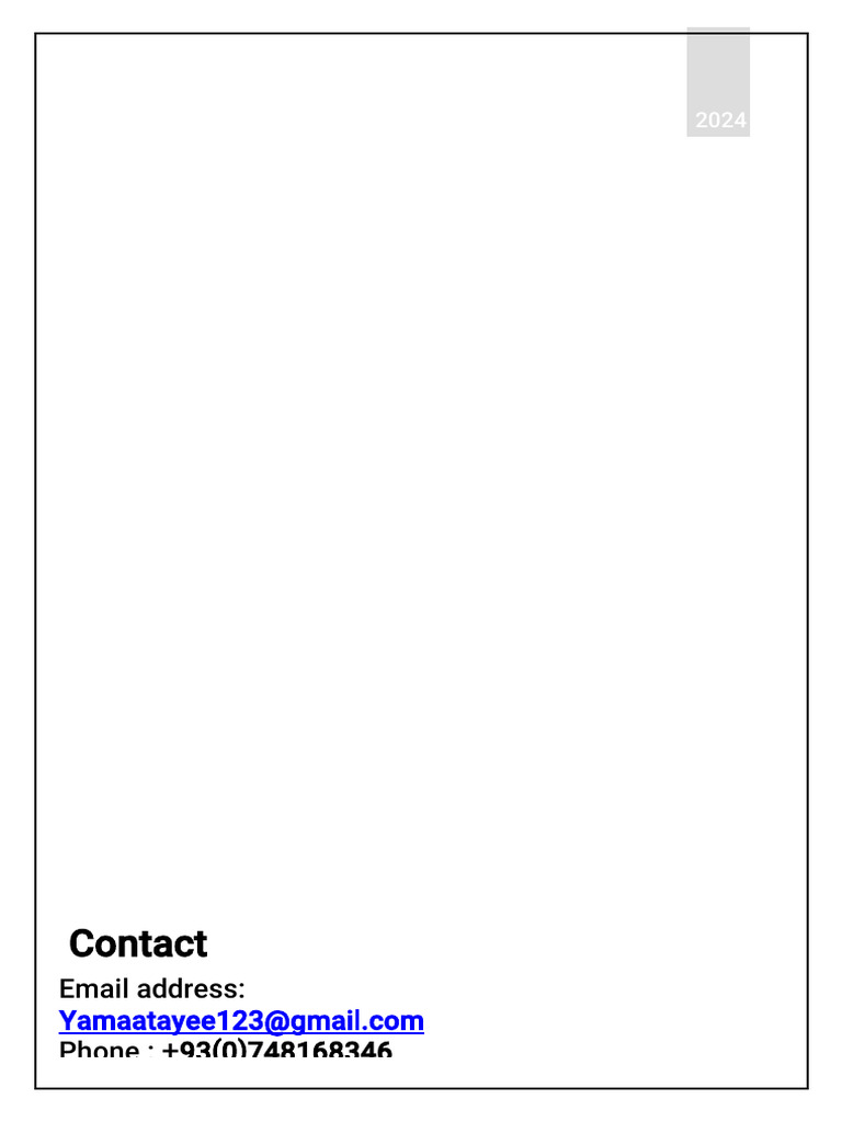 Yama Atayee CV Online | PDF