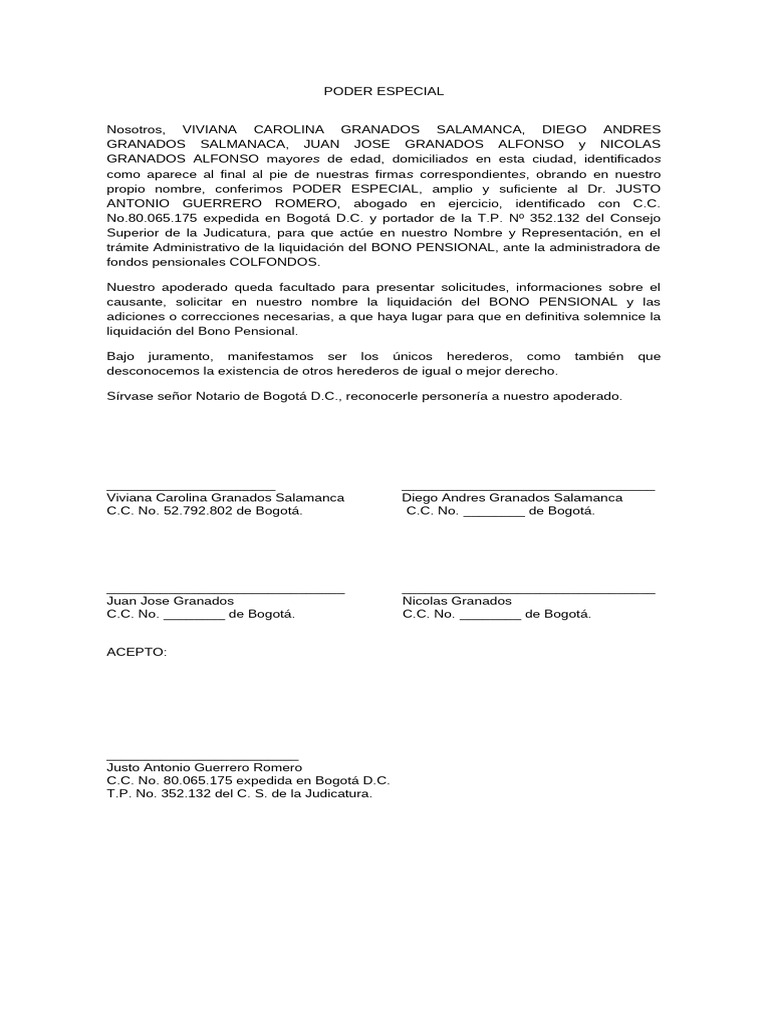 Poder Especial | PDF