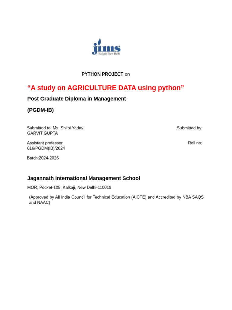 GARVIT PYTHON Final | PDF