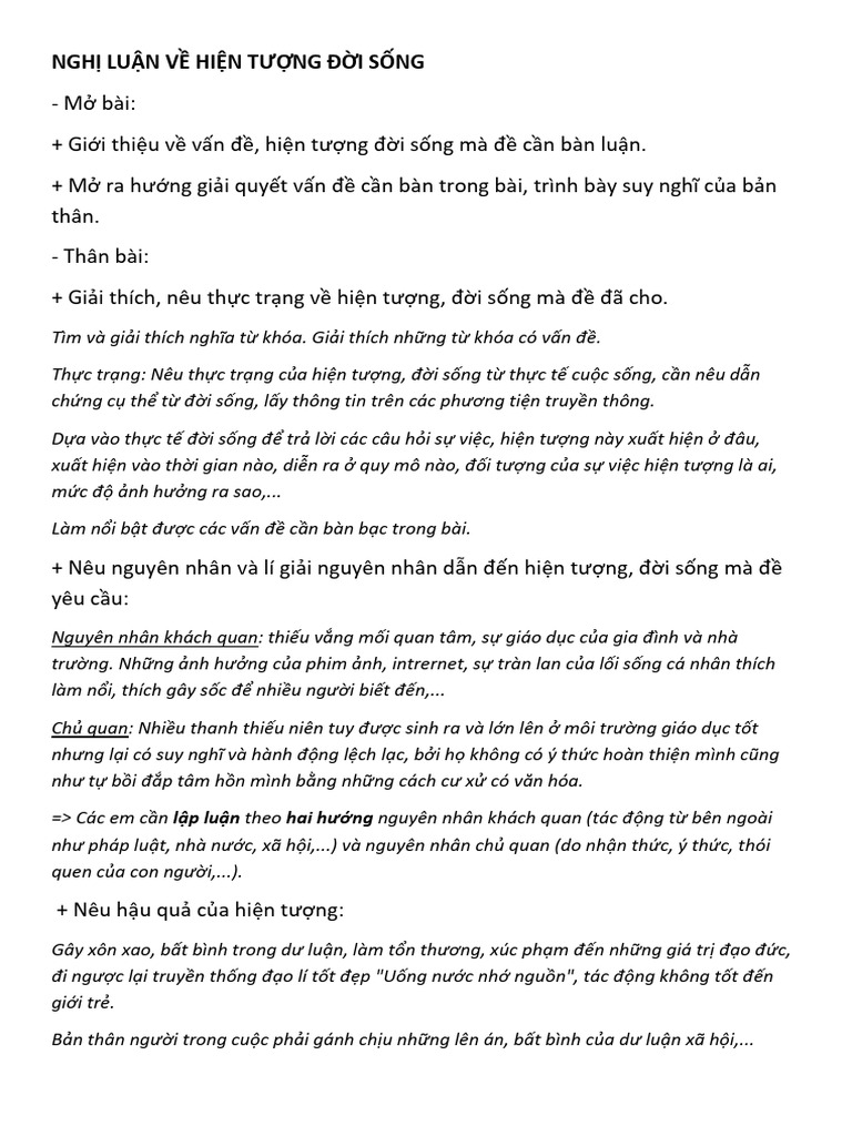 Văn - Ôn Gi A Hki | PDF