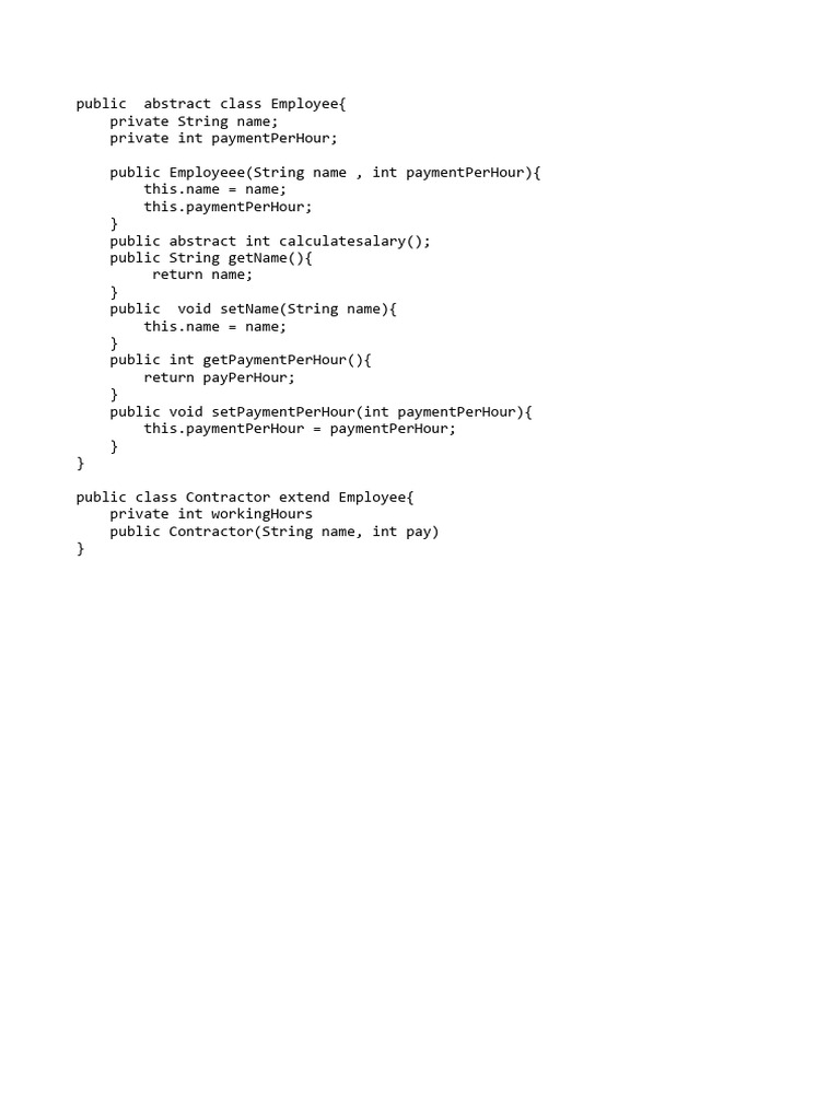 Abstract Class Pdf 4895